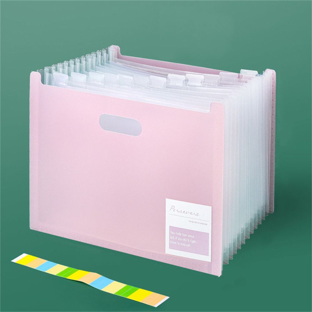 ZANWIT School Supplies Portable A4 File Folder 13 Pockets Vertical ...