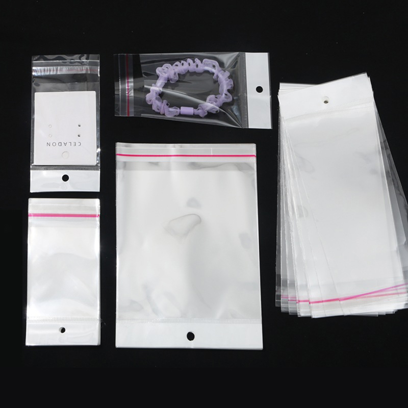 100pcs Sealable Plastic Transparent Small Packaging Bag For Jewelry ...