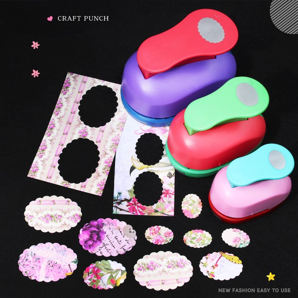 New DIY Crafts Stamp Border Punch Embosser Labor-saving Stamp Shape ...