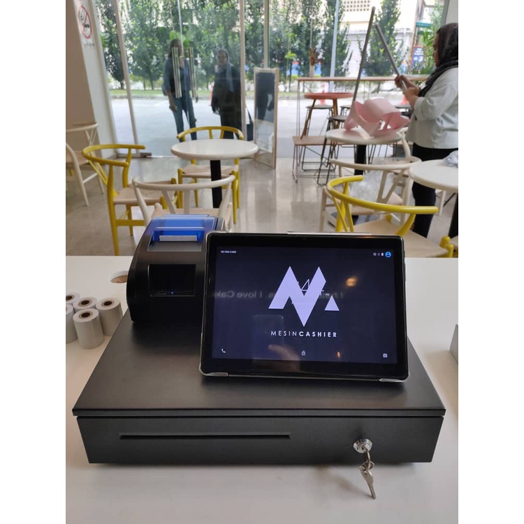Android Pos System Cashier Machine Cash Register Mesin Cashier Cash Drawer For Retail Fandb