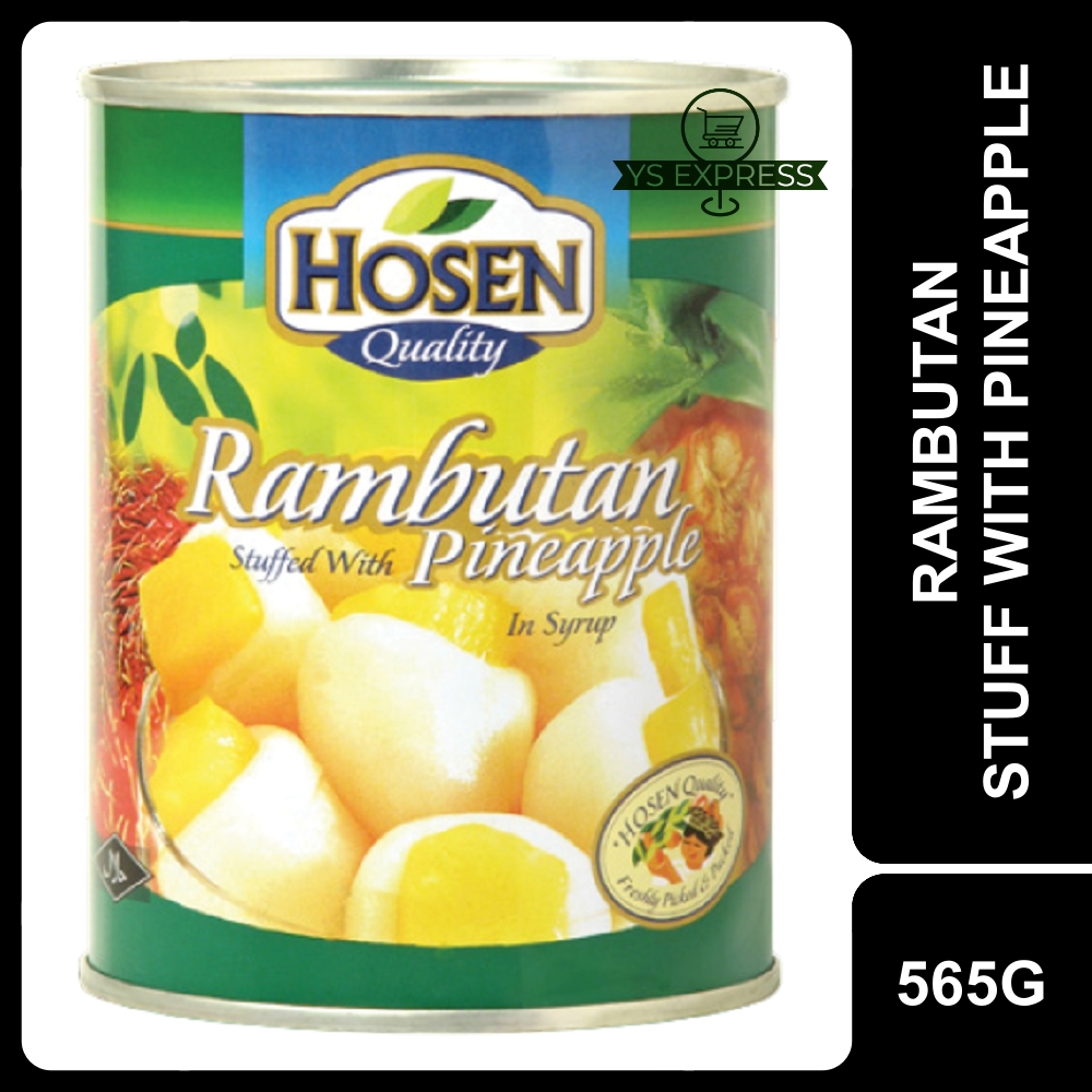 HOSEN Rambutan Stuff With Pineapple in Syrup 565G | Lazada
