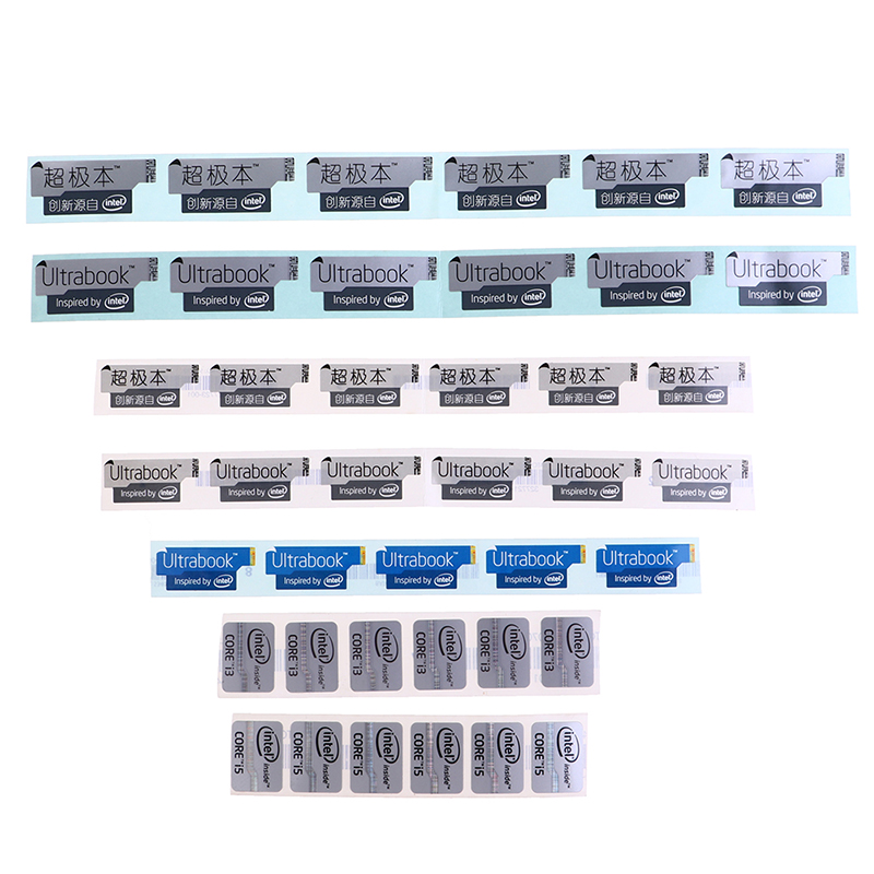 【Hot demand】 5pcs Performance Label Sticker Logo Intel Core Four- Core ...