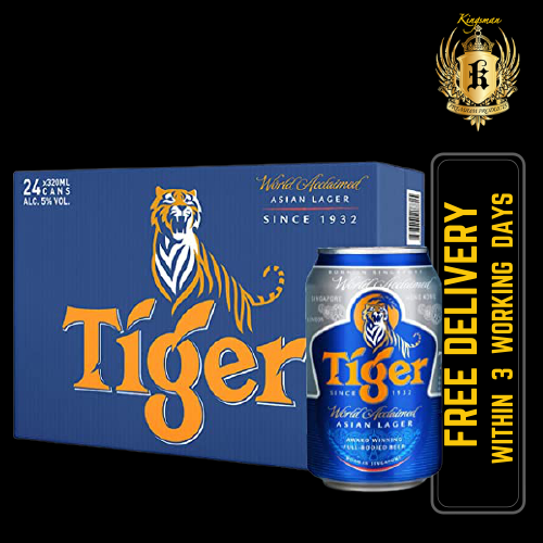 Tiger Beer Can 24 x 320ml (BBD: Dec 2023) | Lazada Singapore