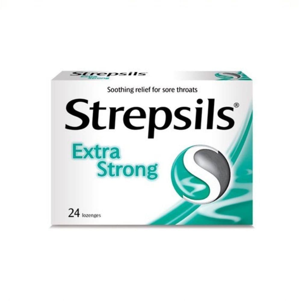 STREPSILS Lozenges Soothing Relief For Sore Throat Extra Strong 24S ...
