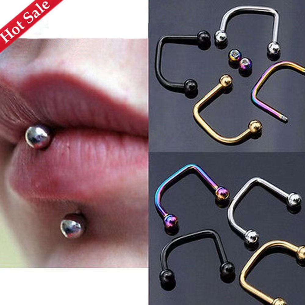 New Lip Stud Lip Ring | Daraz.pk