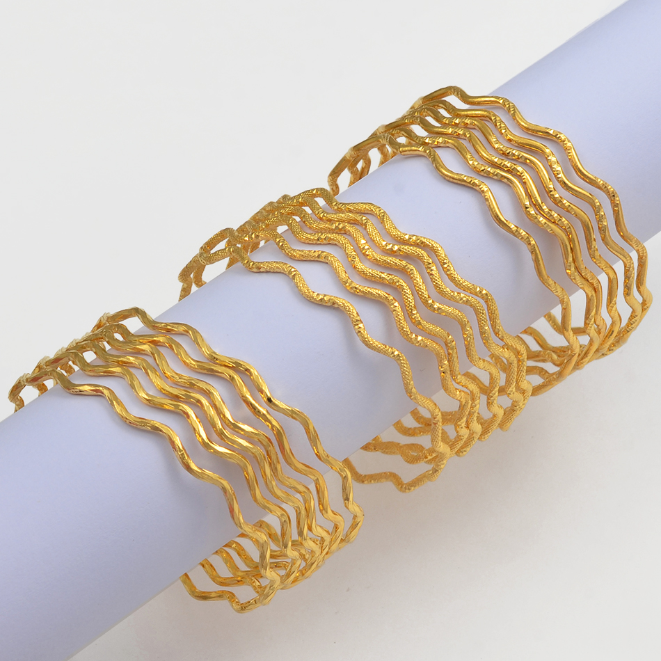 【Topnotch Store】6pcs/Lot Bracelets Women Girls Dubai Bracelet Jewelry ...