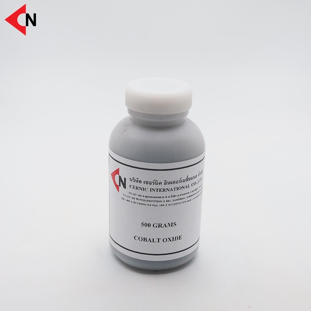 Cobalt Oxide (Co2O3) โคบอลต์ออกไซด์ ขนาดบรรจุ 100 กรัม/ขวด, 500 กรัม ...