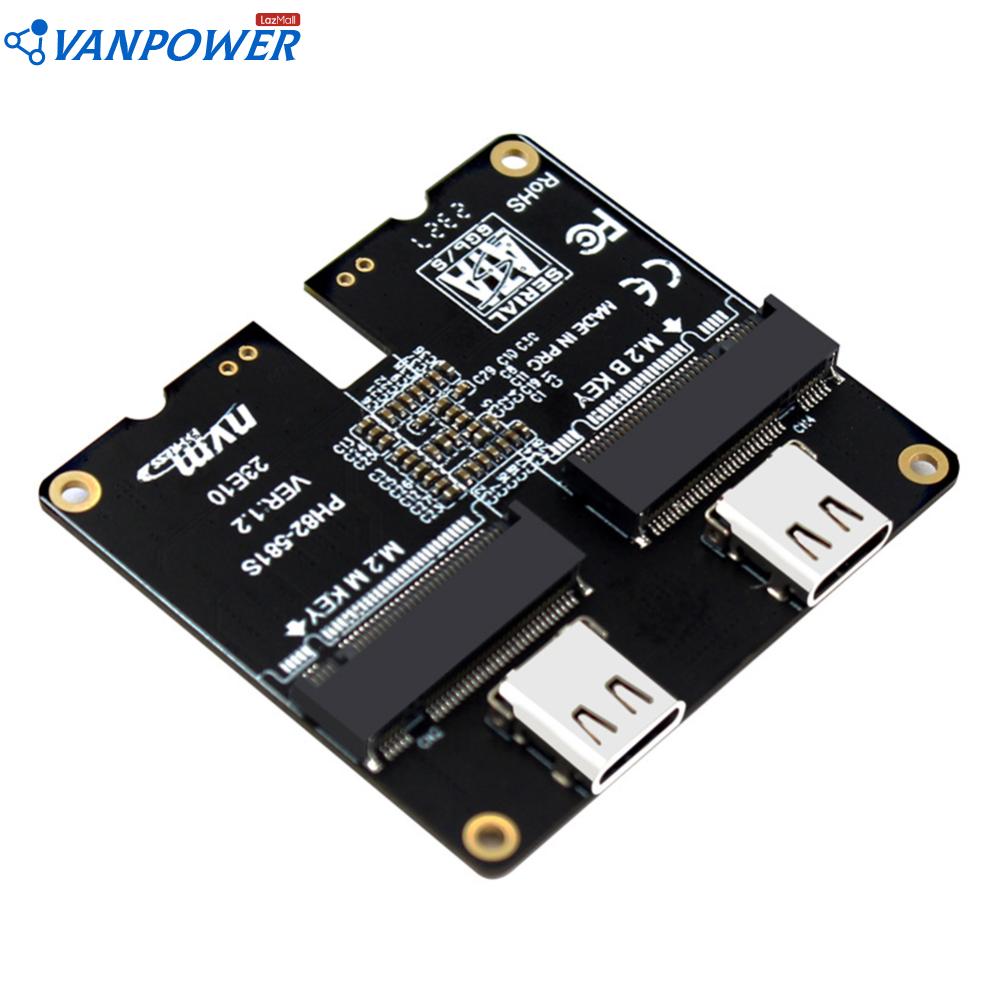 M.2 NVME SSD Adapter JMS581 Hard Disk Adapter Card SATA NVME Hard Drive ...