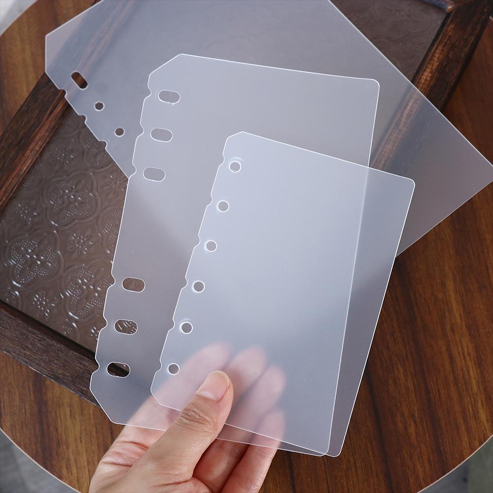 Notebook Accessories Matte Transparent A5 A6 A7 B5 A4 Agenda Board Page ...