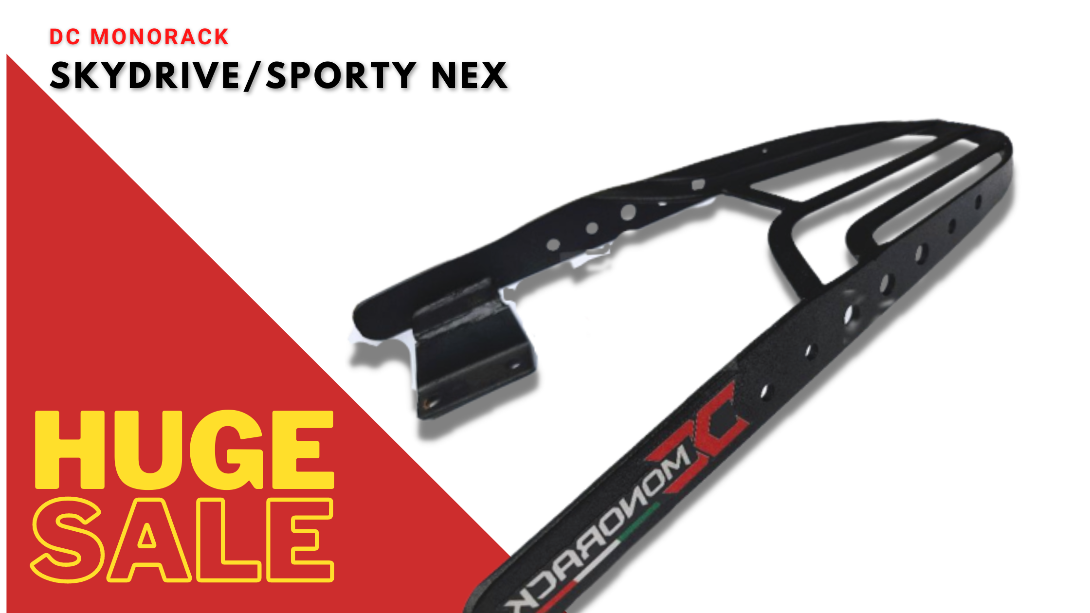 DC MONORACK HEAVY DUTY ALLOY TOP BOX BRACKET FOR SUZUKI SKYDRIVE/SPORTY ...