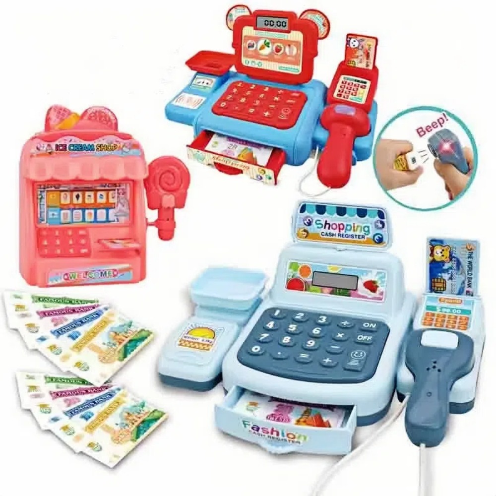 Electric Lighting Supermarket Cash Register Role Play Play House ...