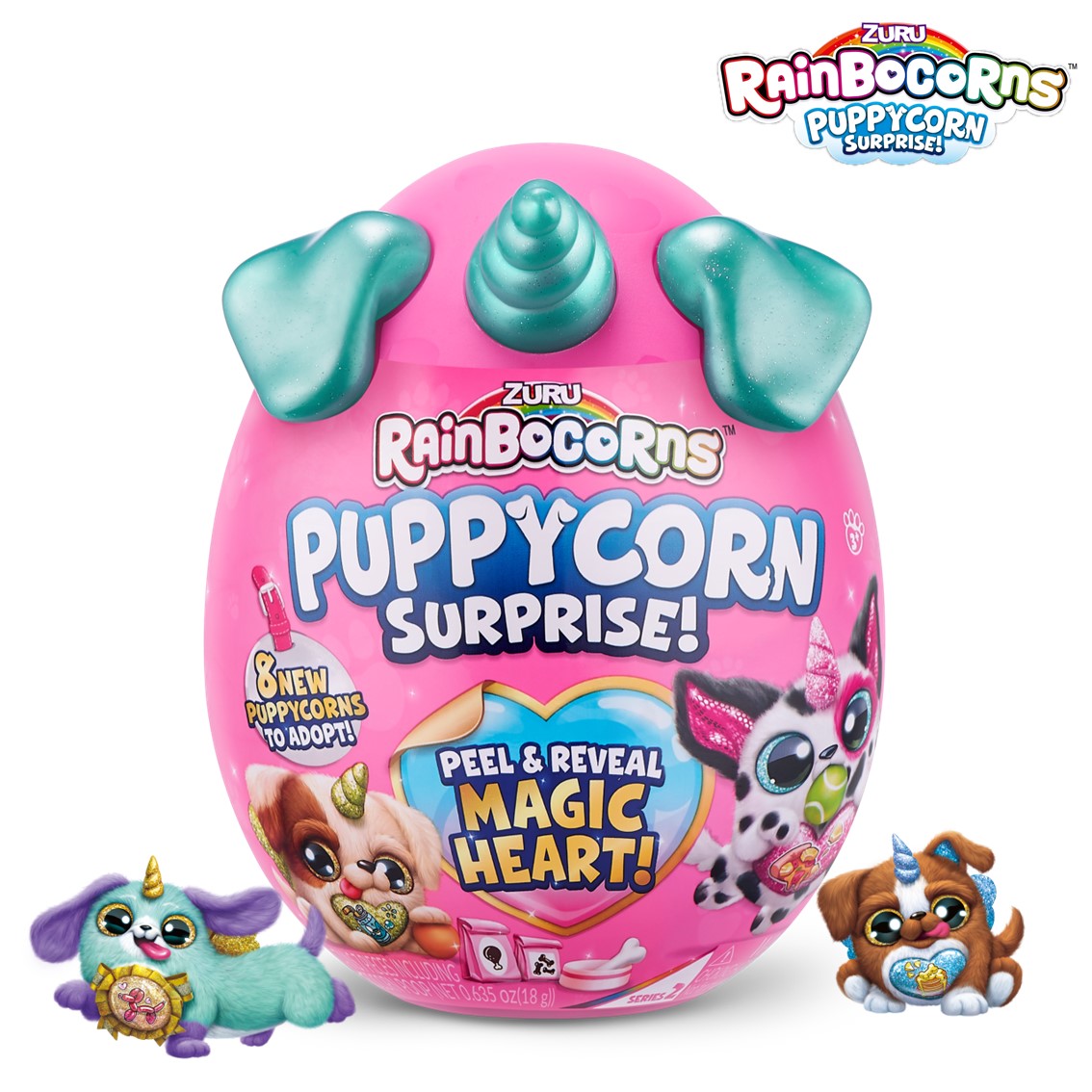 Rainbocorns Puppycorn Surprise Series 2 by ZURU - Mystery Egg assorted ...