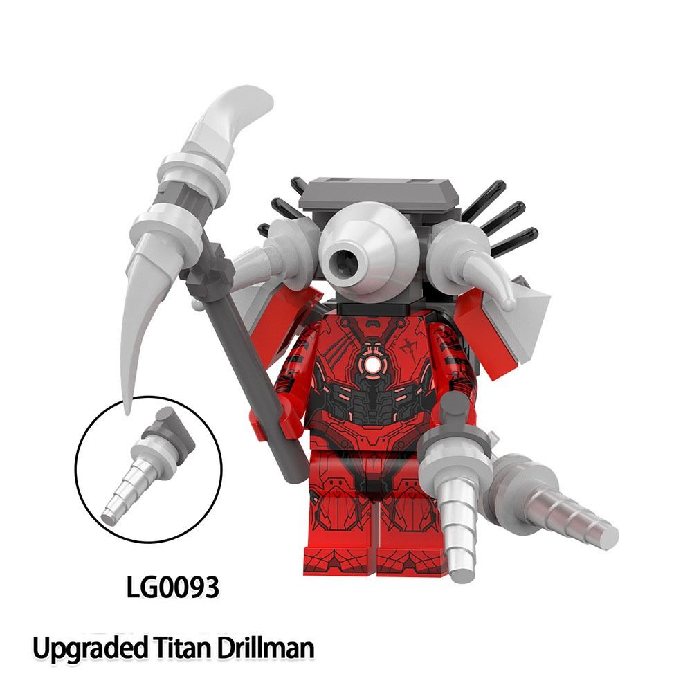 set Role Play Skibidi Toilet Skibidi Toilet Bricks Dolls Titan Clock ...