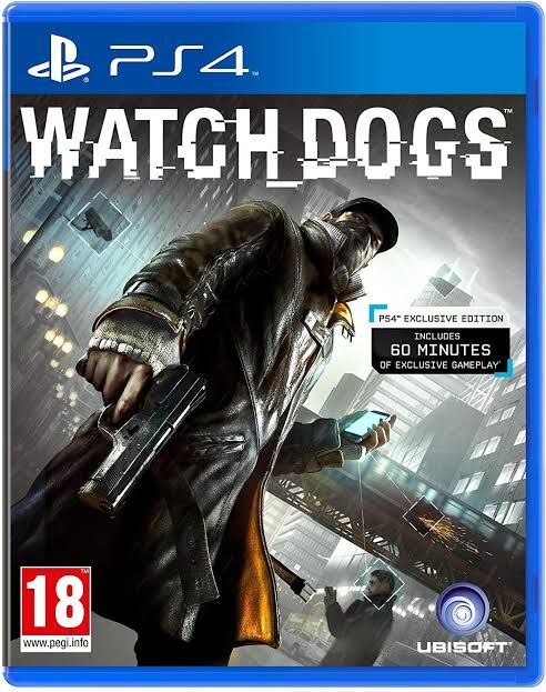 Watch Dogs 1 PS4 game dvd disk (used) playstation 4 games | Daraz.pk