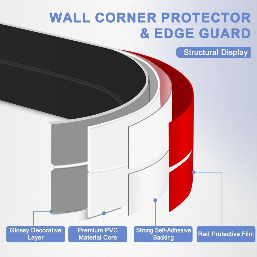 High Quality 1m Wall Corner Protector Self Adhesive Peel and Stick Wall ...