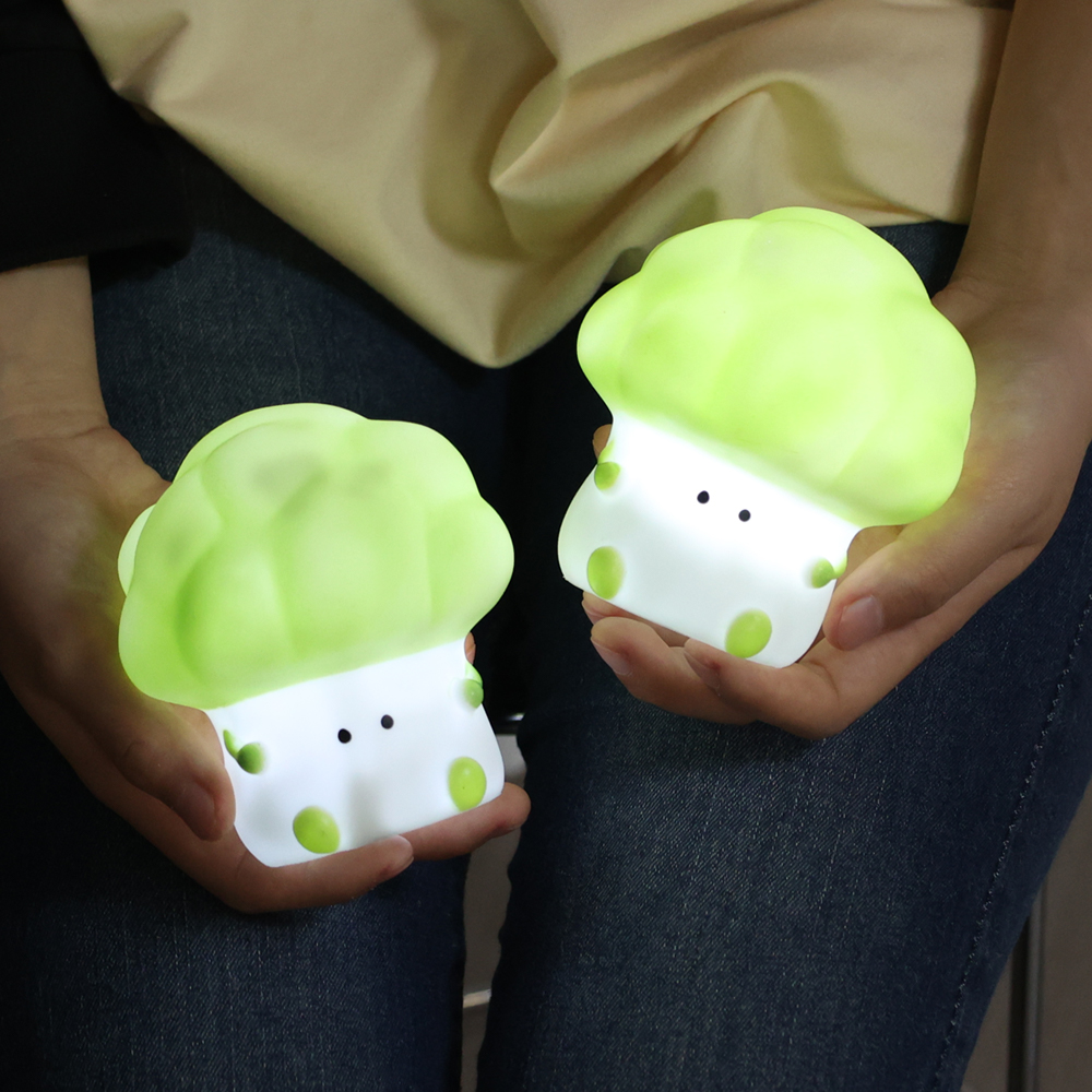 1/2PCS Creative Cute Cartoon Vegetable Light Mini Cabbage Night Light ...