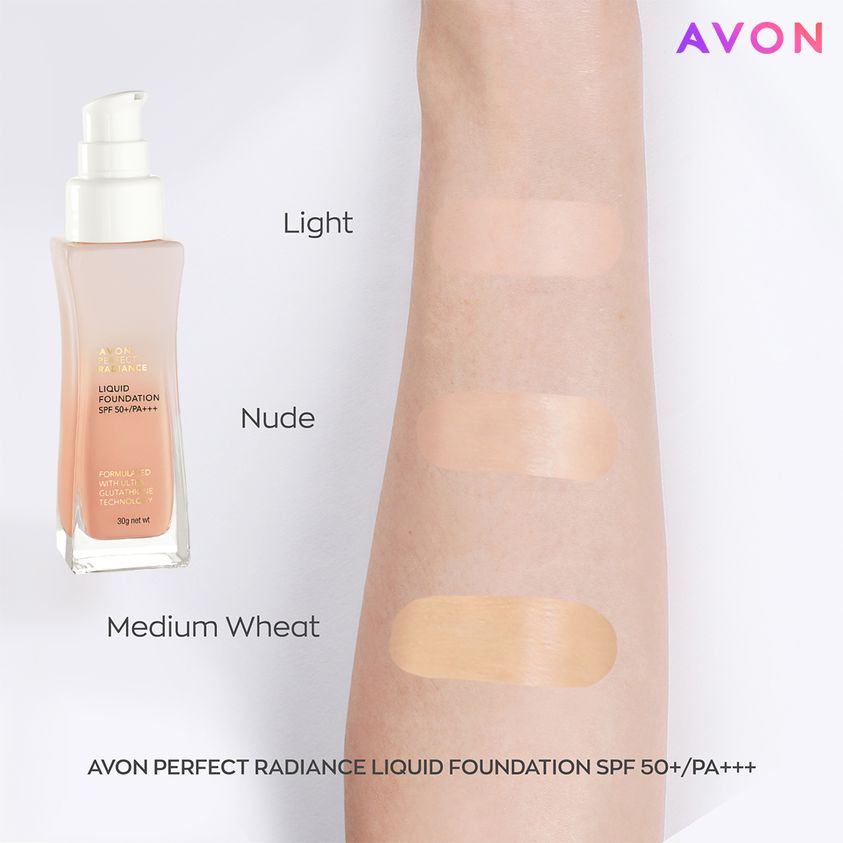 Avon Make Up ~ Avon Perfect Radiance Liquid Foundation SPF 50+ / PA++ 30g | Lazada PH