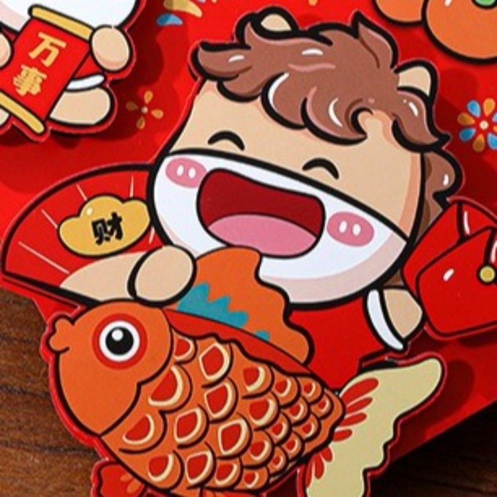 Creative Cartoon Chinese Horse Year Sticker Traditional Zodiac Horse ...