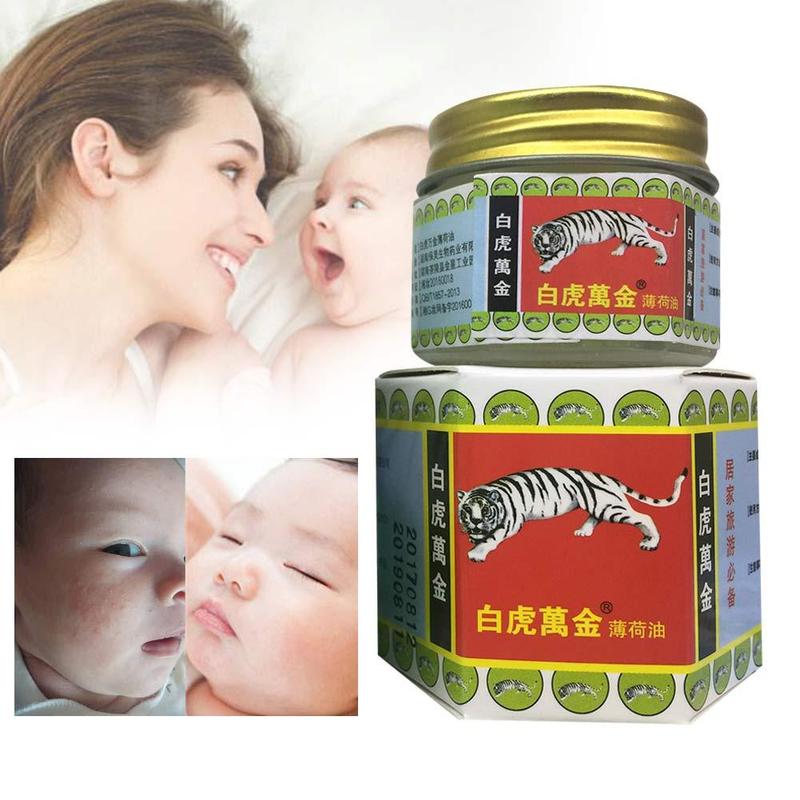 【32178cc8】1pc White Tiger Massage Balm Pain Relief Massage Cream ...