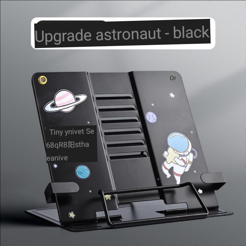 Adjustable Fold able Book Holder Tray with Page Holder Clips | Lazada PH