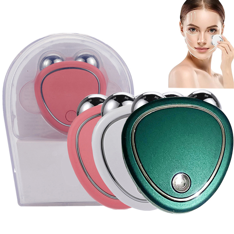 EMS Mini Facial Massager Slimming Double Chin Microcurrent Face Lift ...