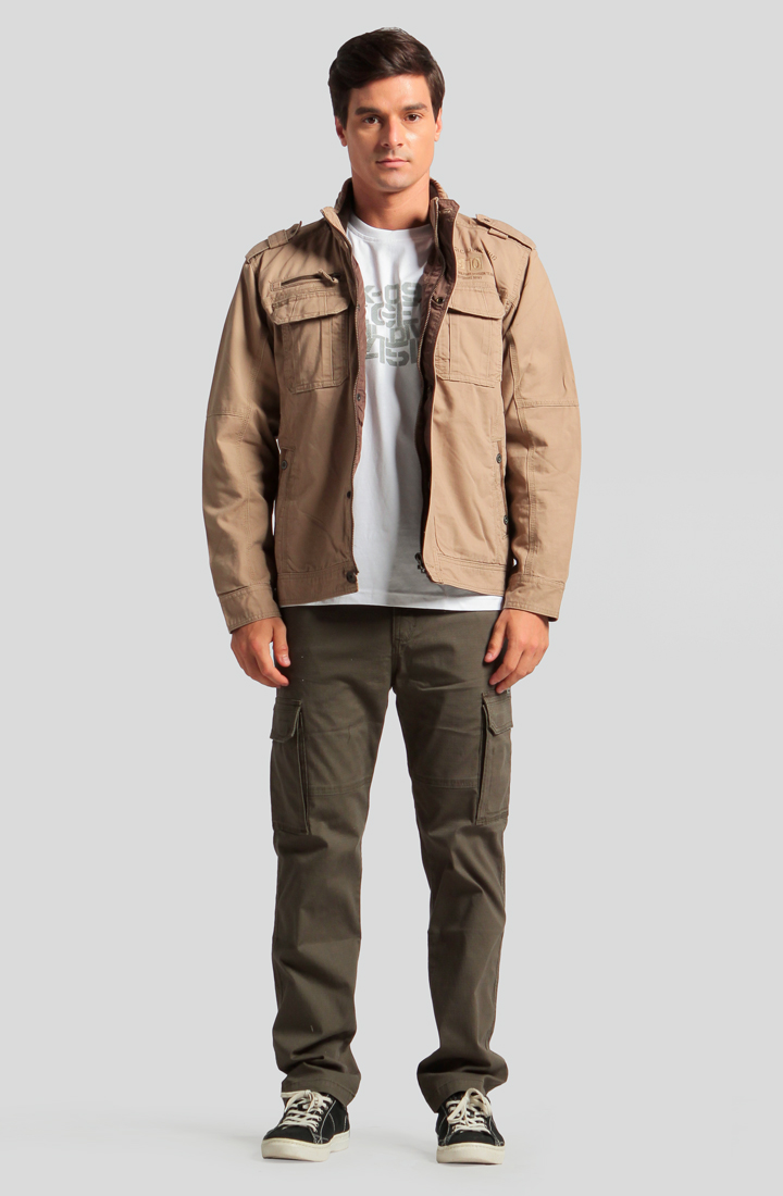 Jaket Cargo Pria Brand MGee 3451C Outdoor Macto 001 Khaky | Lazada ...