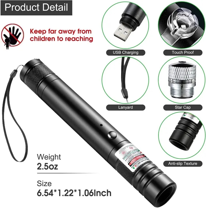 【Original+24hoursdelivery】303 laser flashlight, laser pointer, PPT ...