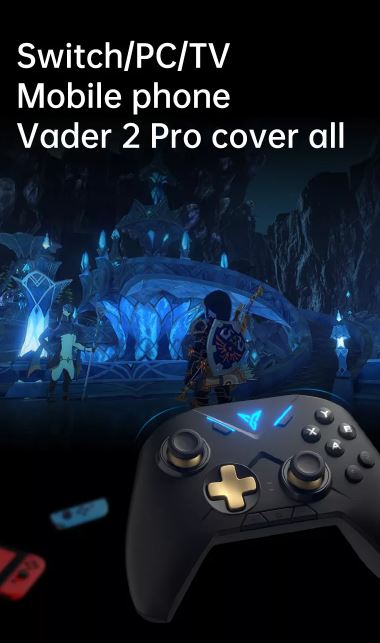 จอยเกม Flydigi Vader2 PRO Multi-Platform Controller ใช้งานได้ทั้ง Android, PC, Nintendo Switch ...