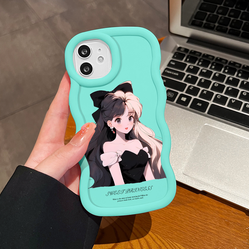 UCUC for OPPO F11 Pro Back Cover Black Dress Princess Creative Candy ...