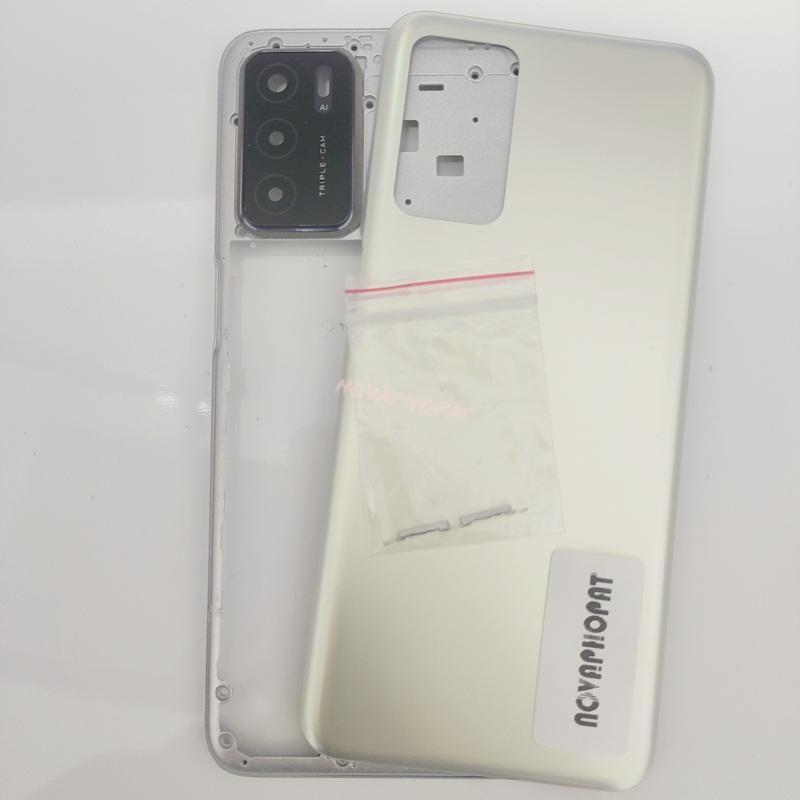 【EcoDealsq】For Oppo A16 Battery Door Cover Rear Case Back Housing Power ...