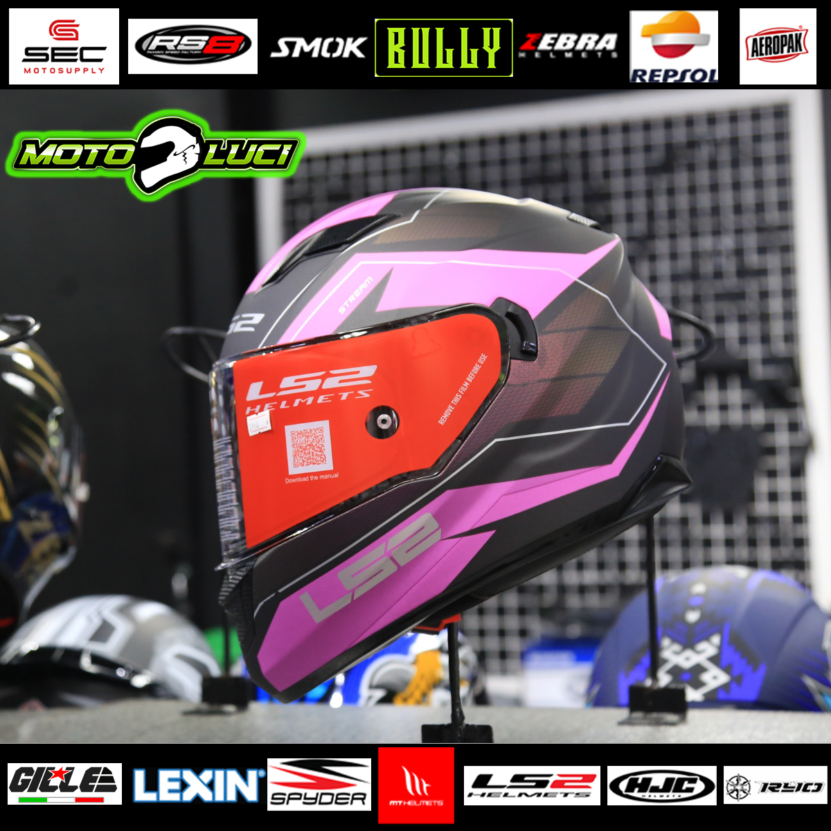 LS2 FF320 STREAM EVO MERCURY MATTE TITANIUM PURPLE HELMET | Lazada PH