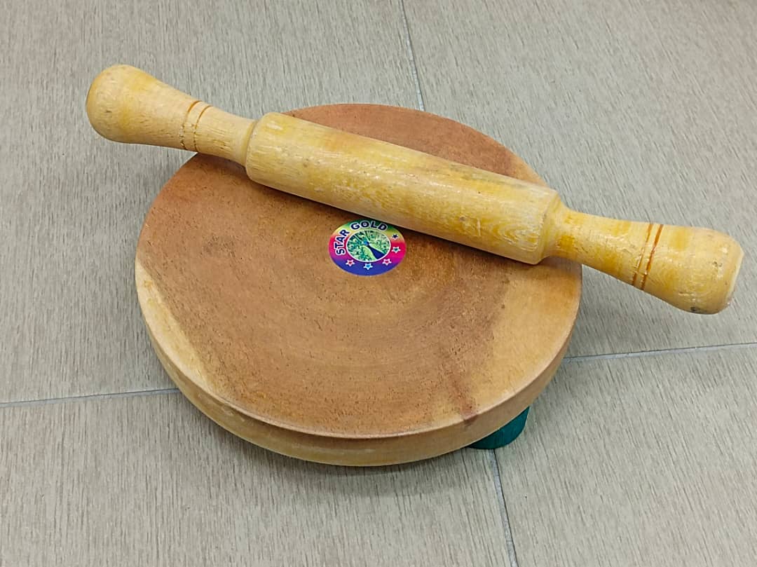 Wooden Handmade Chapati Roller/Chakla Belan | Lazada