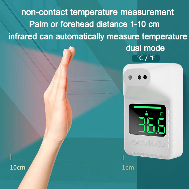 100% Origina K3F/X Wall Mount Thermometer Smart Voice Prompt Automatic ...