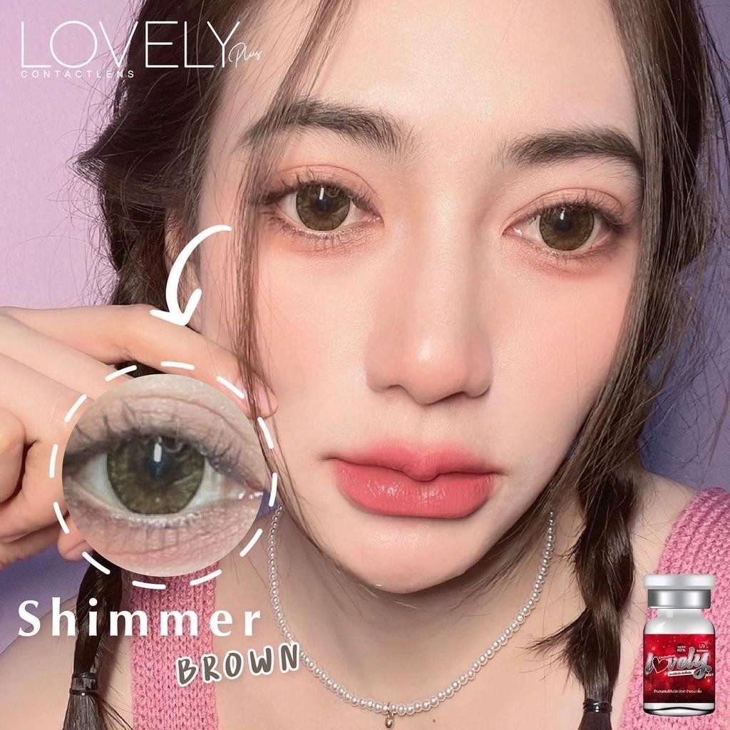 ลายเกร็ดหิมะในตำนาน คอนแทคเลนส์บิ๊กอาย Shimmer Brown Gray (Lovelylens ...