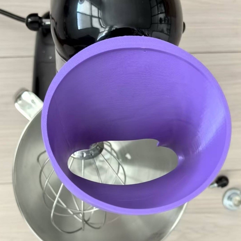 Kitchen Accessories Plastic Mixer Flour Funnel Easy-Pour Avoids Spills ...