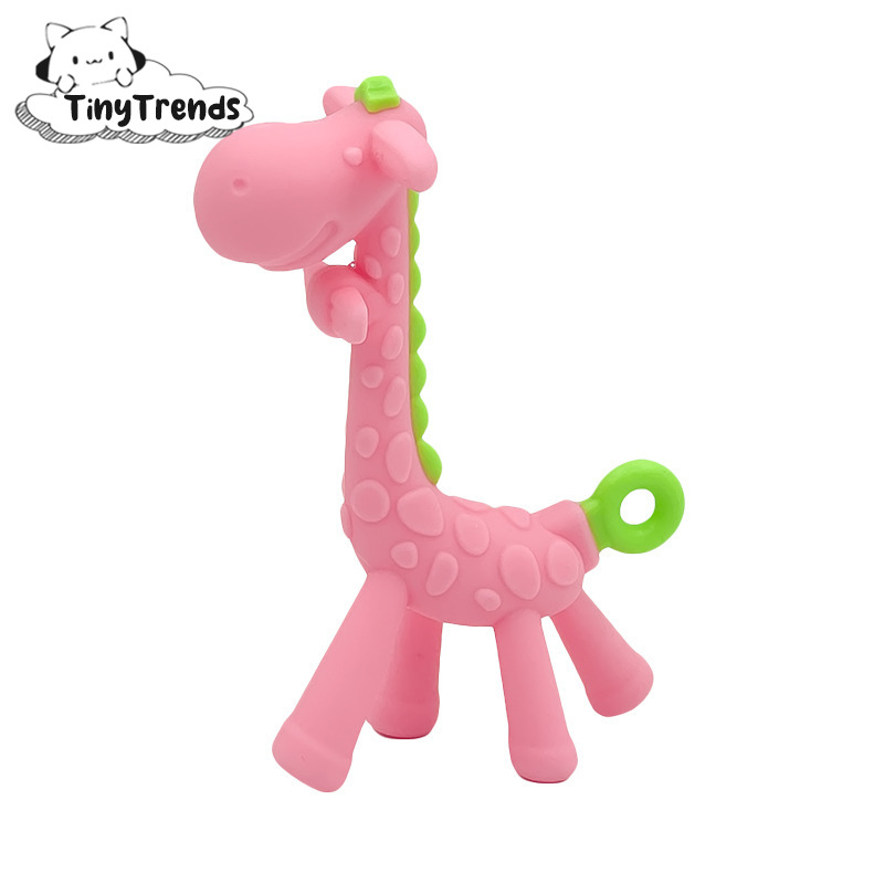 TinyTrends Giraffe baby silicone teething products for mother and baby ...
