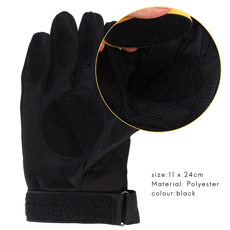 DIY Longboard Slide Gloves Skateboard Gloves Foam Protector Downhill ...