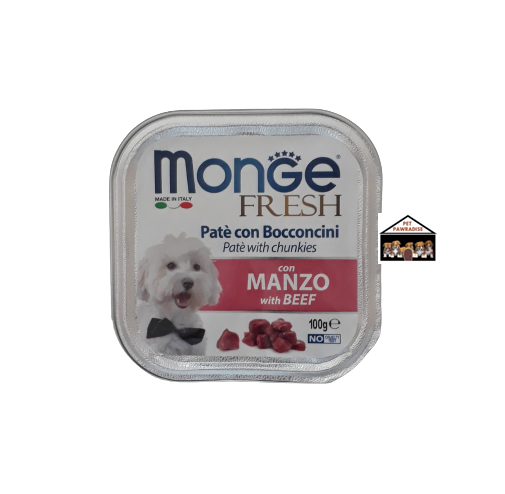 Monge Fresh Pate with chunkies with Beef 100g | Lazada PH