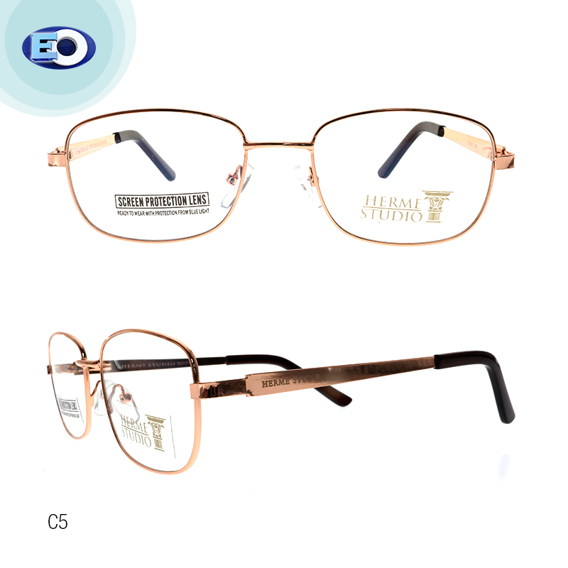 EO Herme Studio HS19512 Non-graded Anti-Radiation Eyeglasses for Men ...