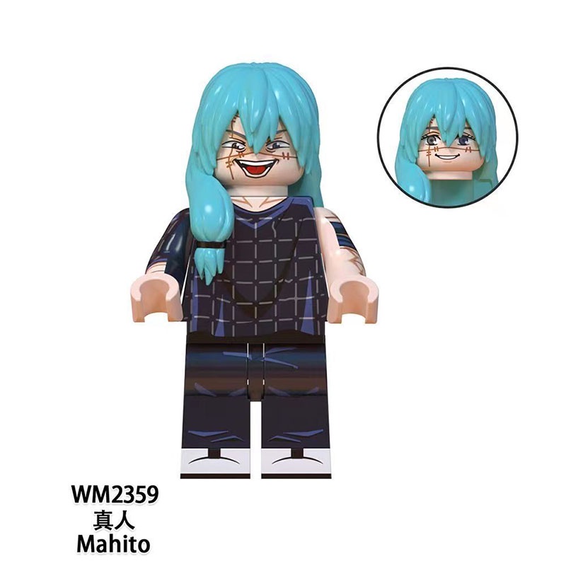Jujutsu Kaisen Itadori Yuji Fushiguro Megumi Gojo Satoru Lego Mainan ...
