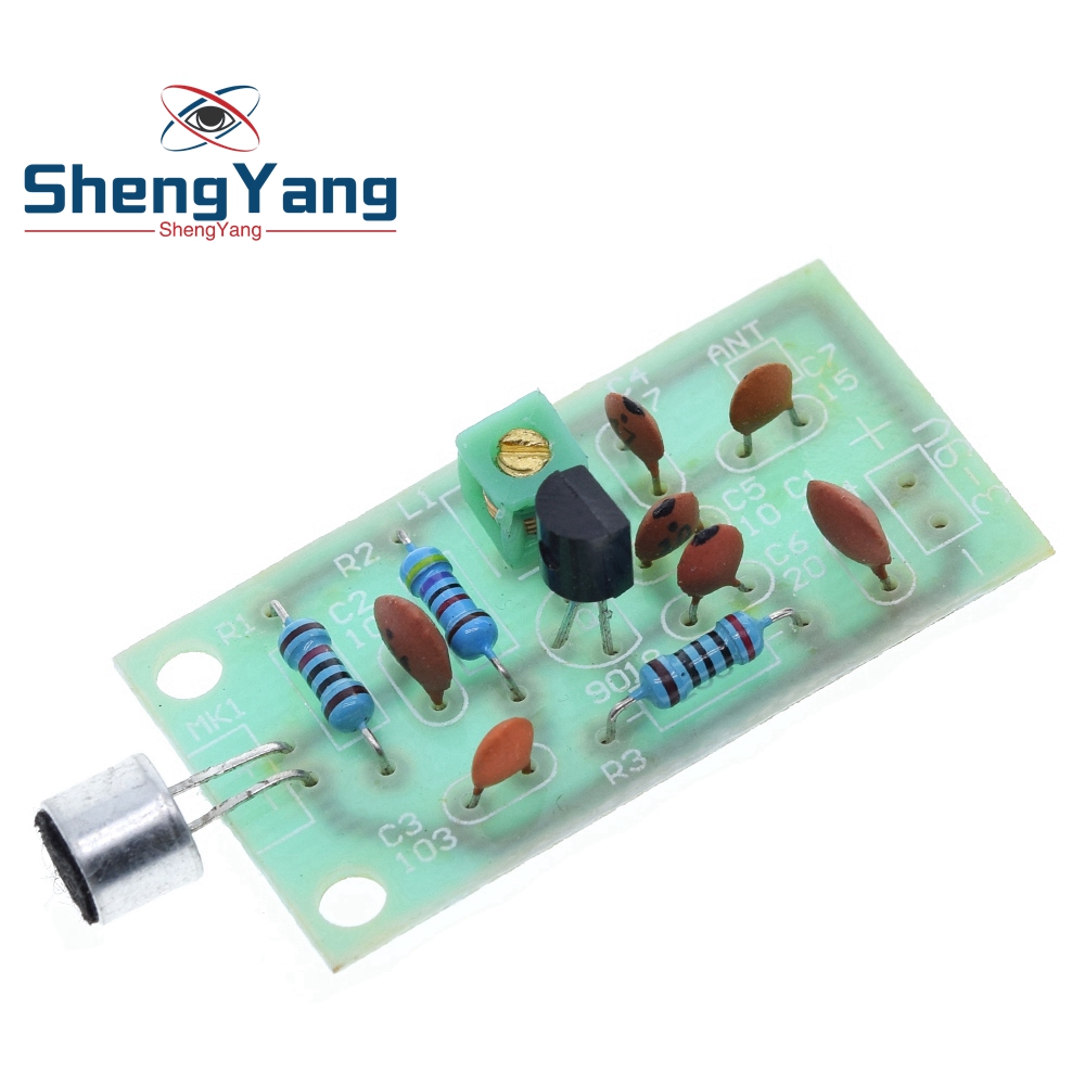 1PCS FM Transmitter Module Microphone Ham Radio Frequency PCB Board 91 ...