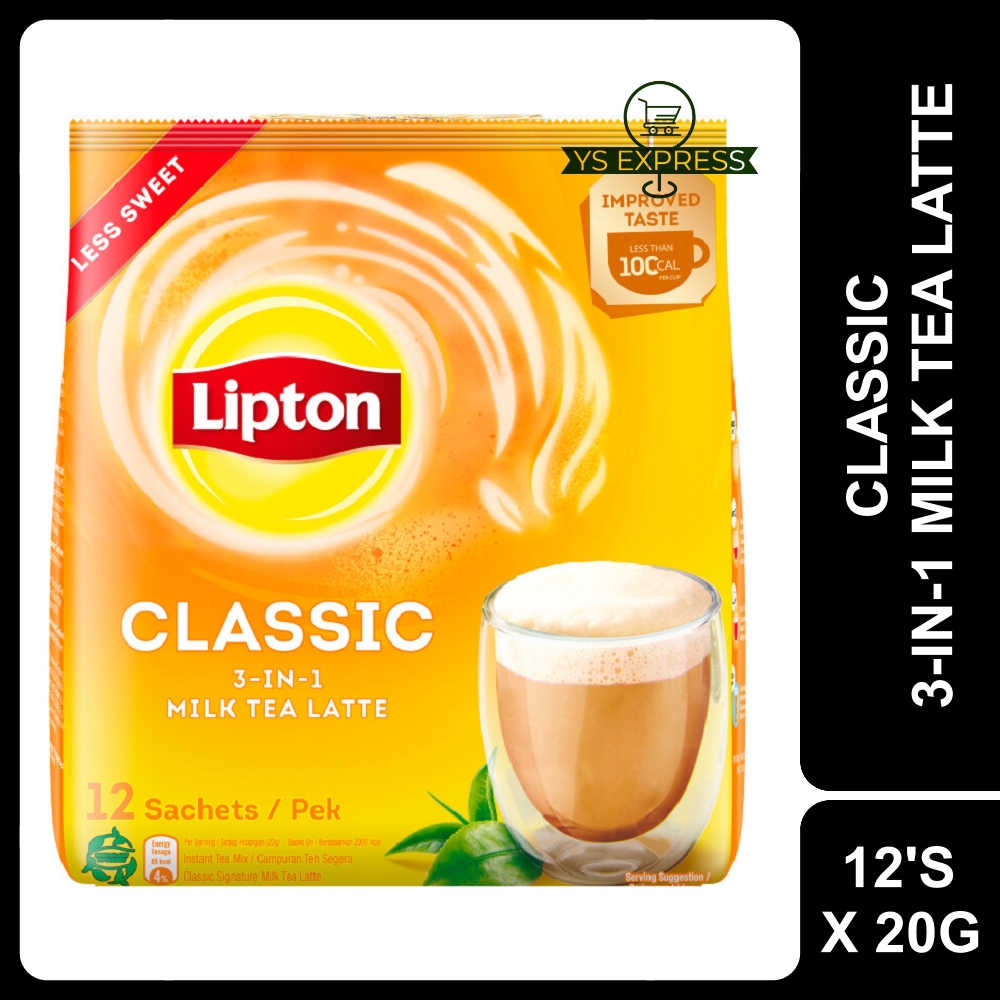 LIPTON Classic Milk Tea 12'S (240G) | Lazada