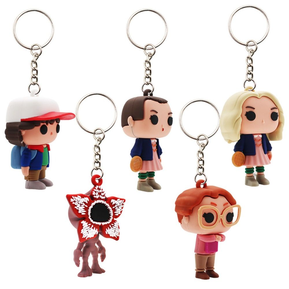 Model Doll Dustin Barb Steve Stranger Things Keychain TV Show Elements ...