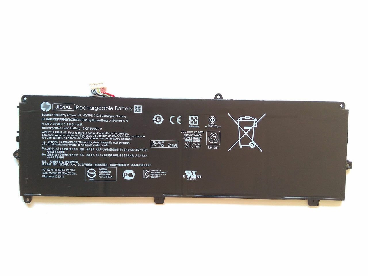 HP Elite X2 1012 G2 Battery JI04XL 47.7Wh 100% Original Laptop Battery ...