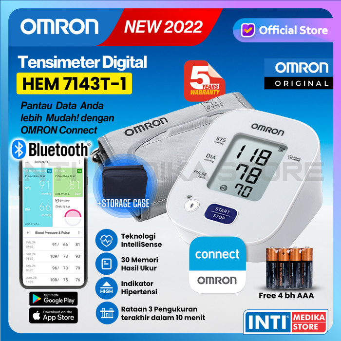 Omron Upper Arm Blood Pressure Monitor HEM-7143T | Lazada Singapore