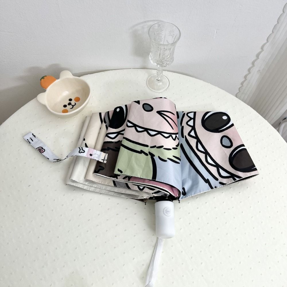 [COD] popmart ชุดlabubu ชุดตุ๊กตาลาบูบู้ 8-ribs ร่มทูบู ป้องกันรังสี ...