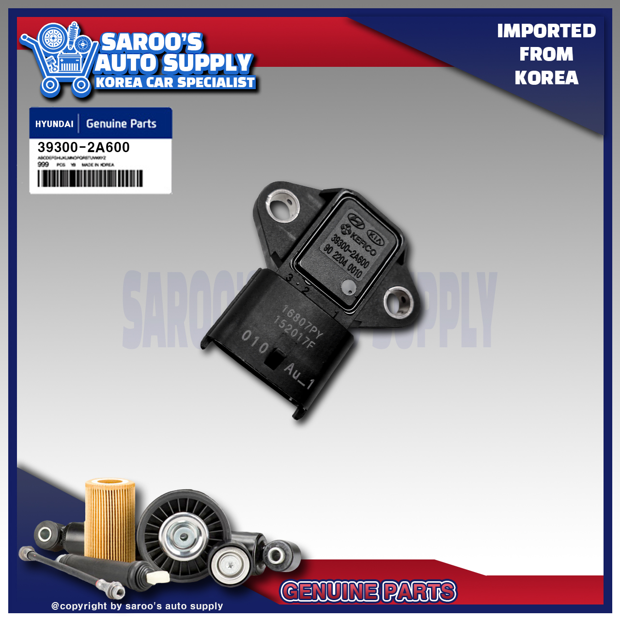 [Genuine] Map Sensor / Boost Pressure Sensor Original Hyundai Mobis ...