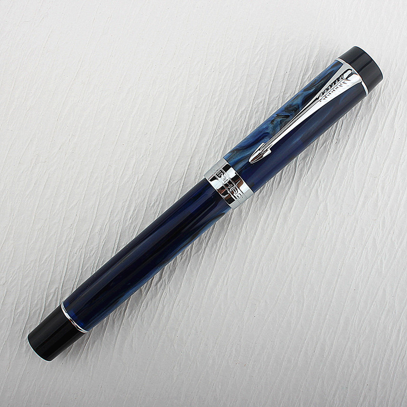 【GlobalVibeStore】Jinhao 100 Resin Galaxy Fountain Pen Fine Nib Business ...