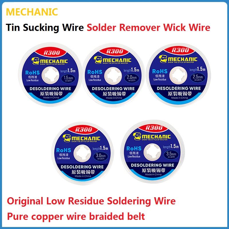 Mechanic Tin Sucking Wire Solder Remover Wick Wire With No Residue ...