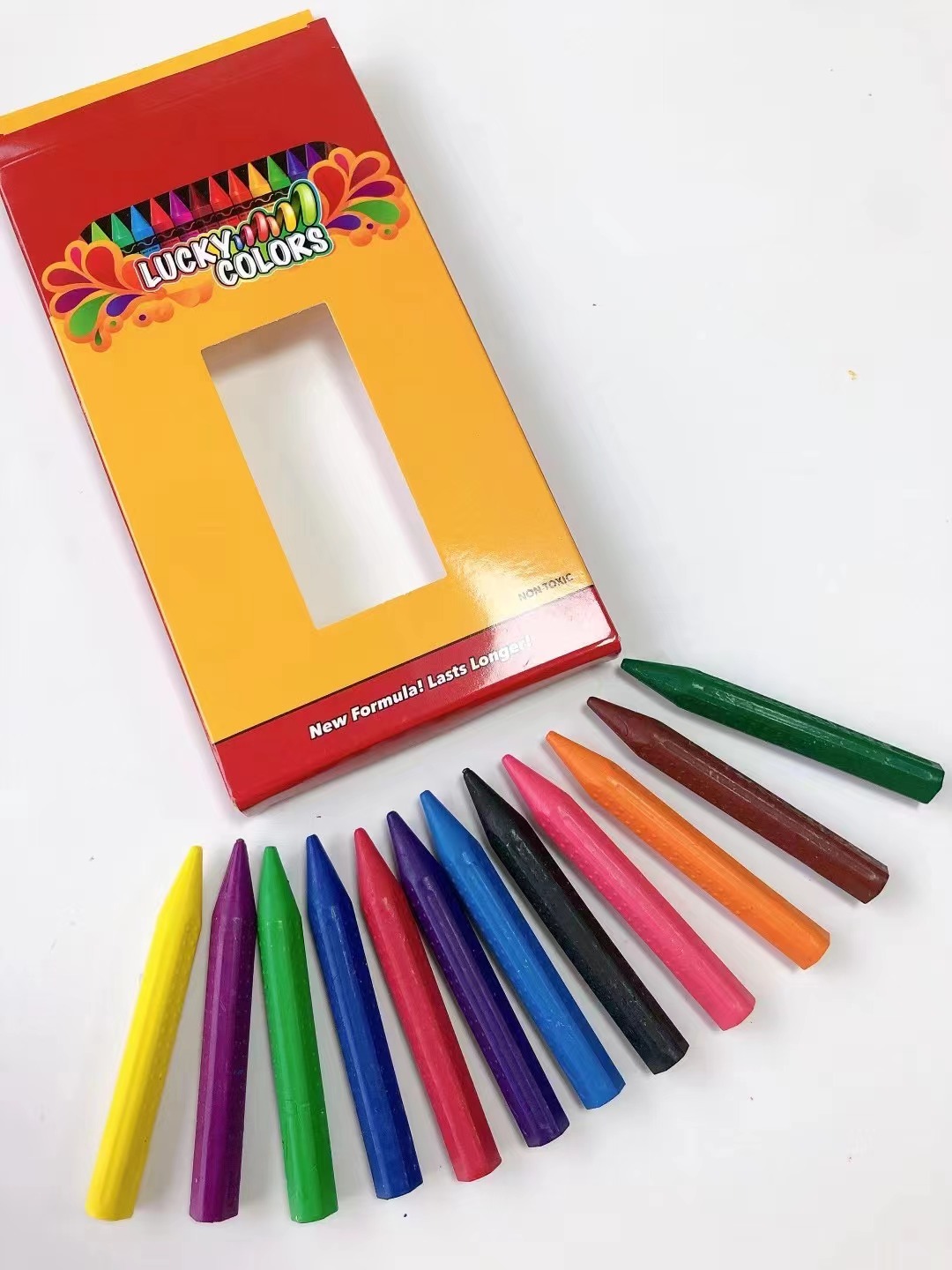 【Toy life hall】Wax Crayon not Dirty Hands Washable Crayons Drawing ...